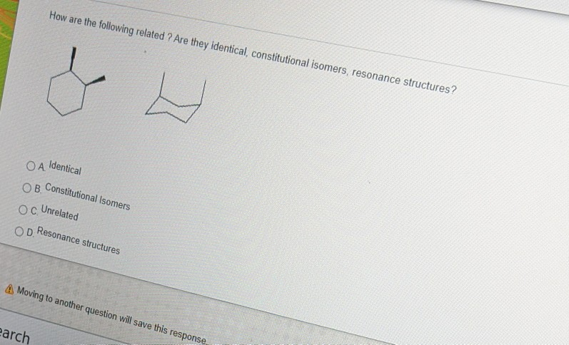 Solved OD Resonance structures How are the following related | Chegg.com