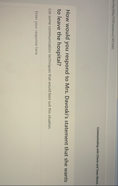 Solved unity/play/339/sessions/1491642Communicating with | Chegg.com