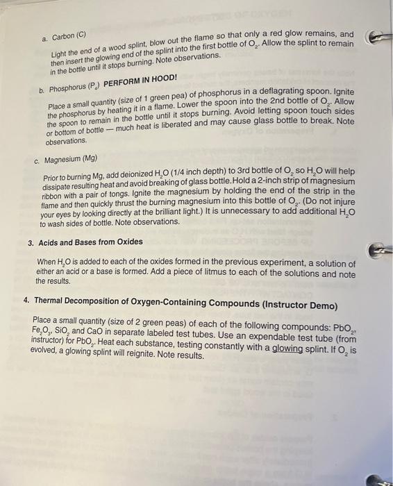 Solved Complete the HW Sheet (bring to the lab stapled to | Chegg.com