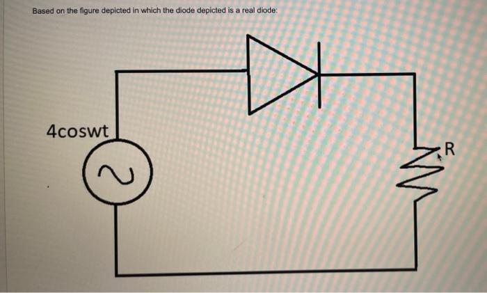 Solved Based on the figure depicted in which the diode | Chegg.com