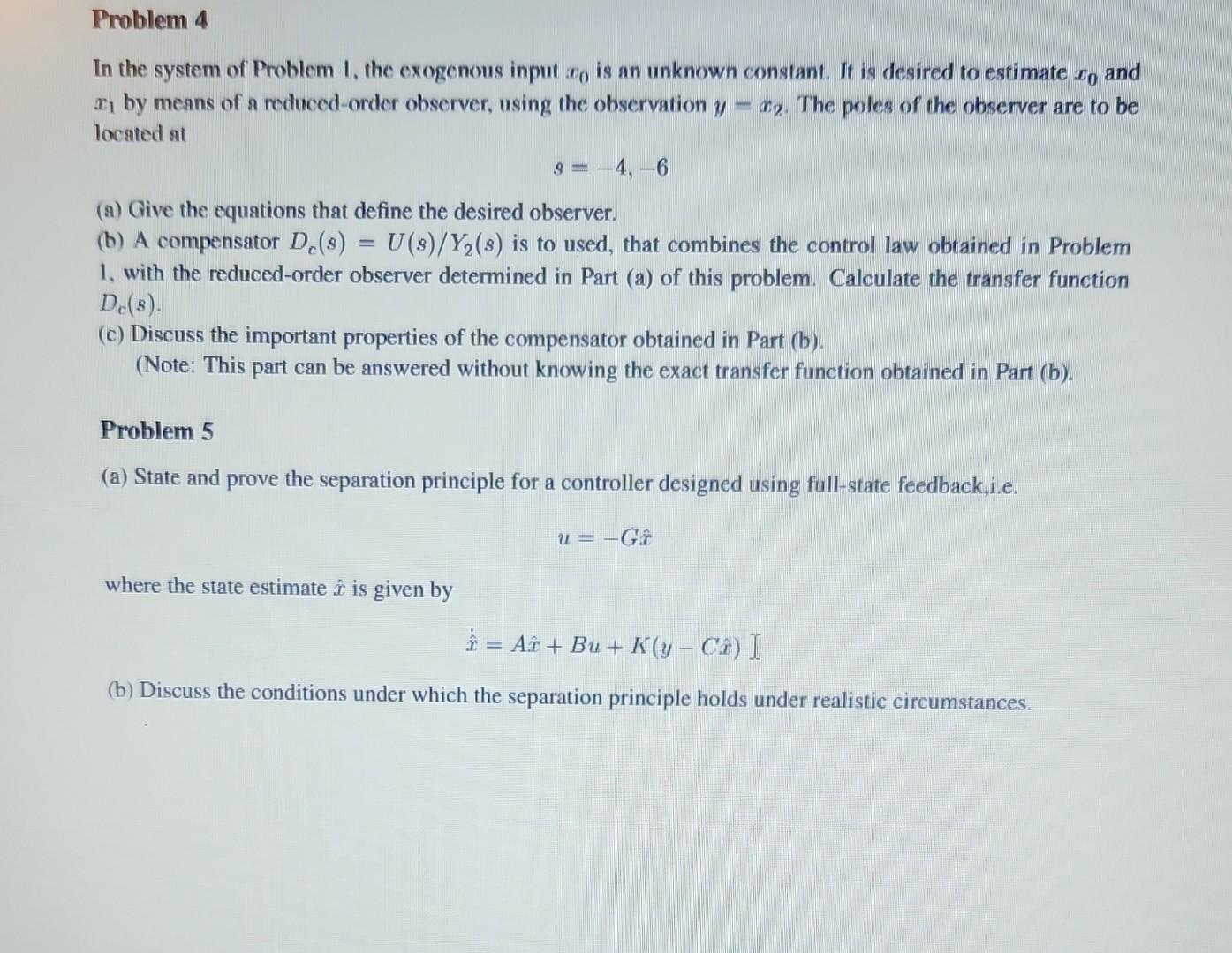 Solved A certain dynamic process is governed by the | Chegg.com
