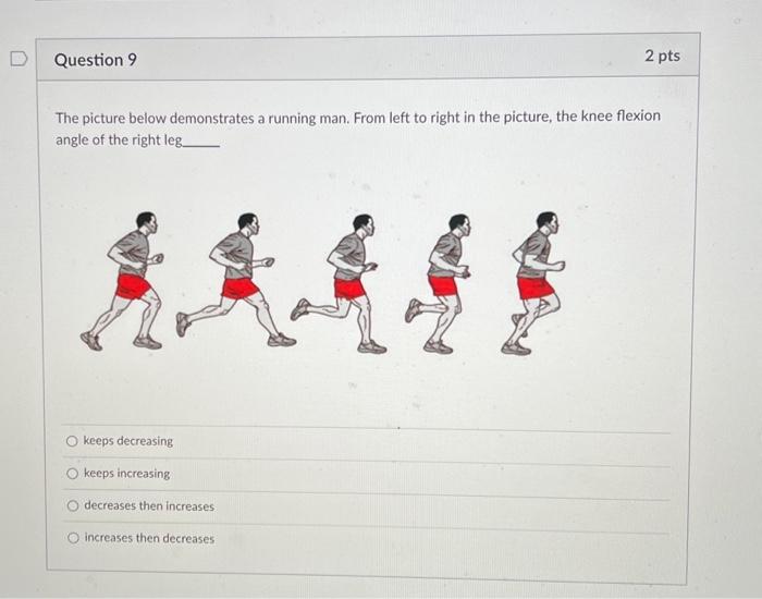 Solved The picture below demonstrates a running man. From | Chegg.com