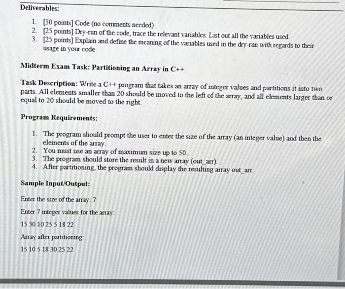 Solved 1. [50 points] Code (no comments needed) 2. [25 | Chegg.com