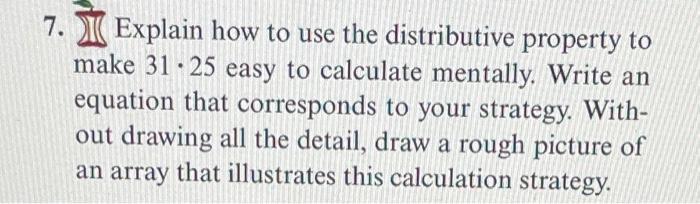 Solved 6. Draw arrays to help you explain why the equa- | Chegg.com