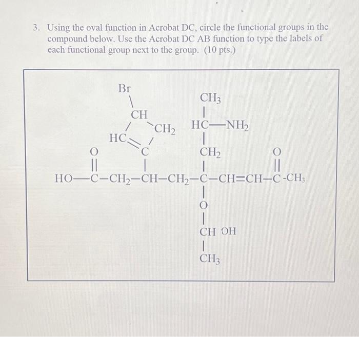 Solved 3. Using the oval function in Acrobat DC, circle the | Chegg.com