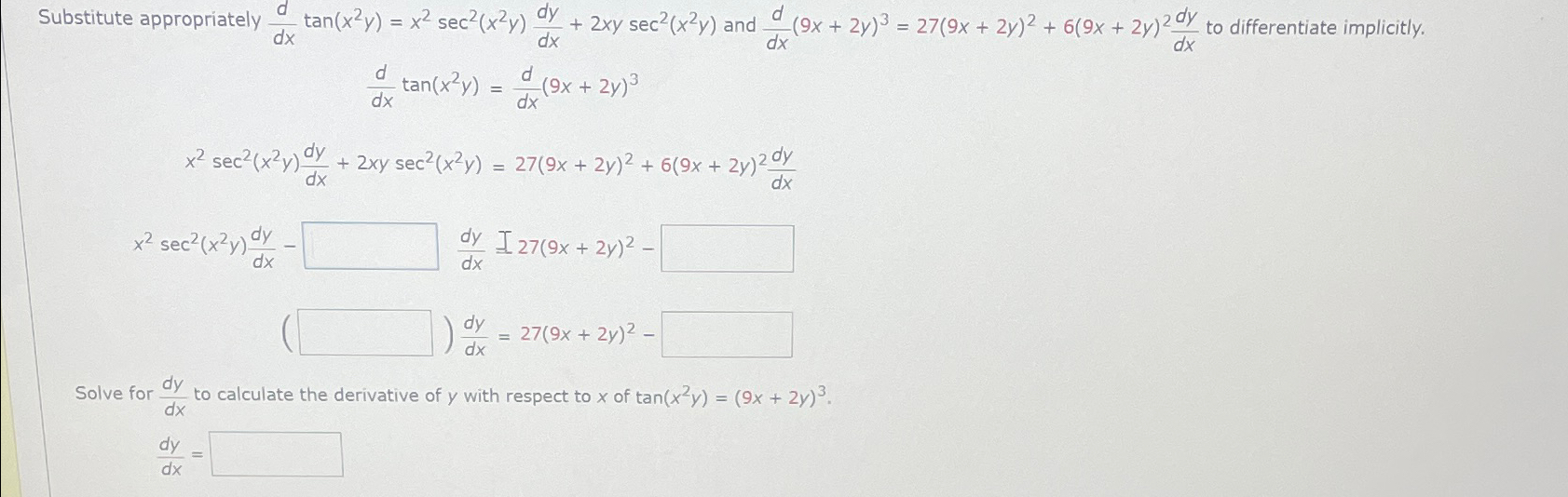 Solved Substitute appropriately | Chegg.com