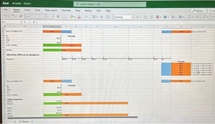 Solved Excel Online Structured Activity: Capital budgeting | Chegg.com
