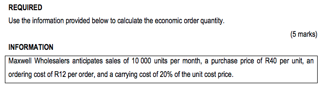 Solved REQUIREDUse the information provided below to | Chegg.com