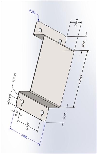 Solved how to make this in solidwork with picture guide or | Chegg.com