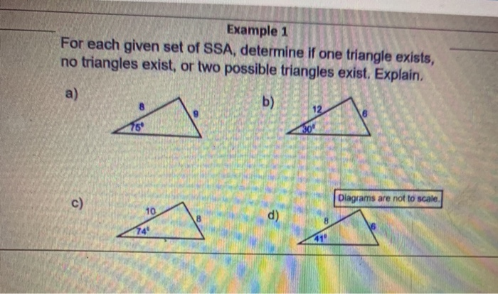 Solved Example 1 For each given set of SSA, determine if one | Chegg.com
