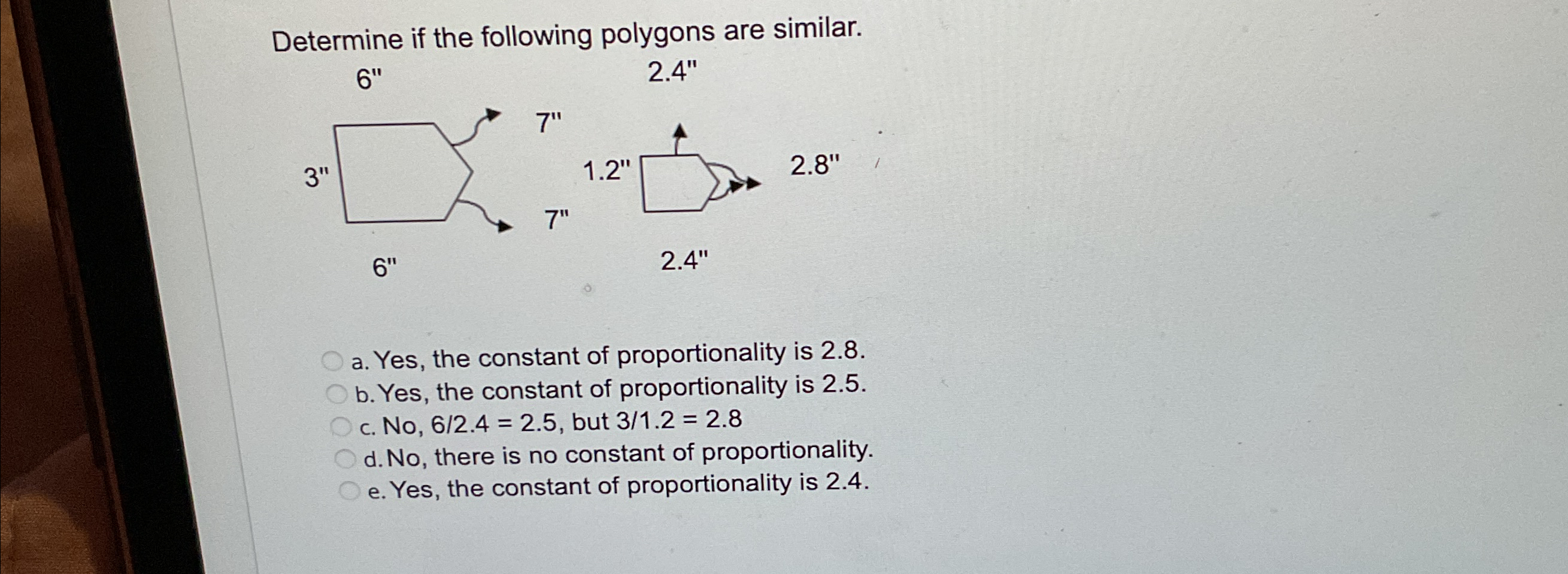 Solved Determine if the following polygons are | Chegg.com