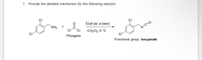 Solved 1. Provide the detailed mechanism for the following | Chegg.com