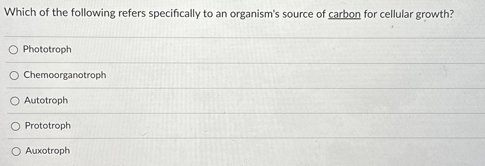Solved Which of the following refers specifically to an | Chegg.com