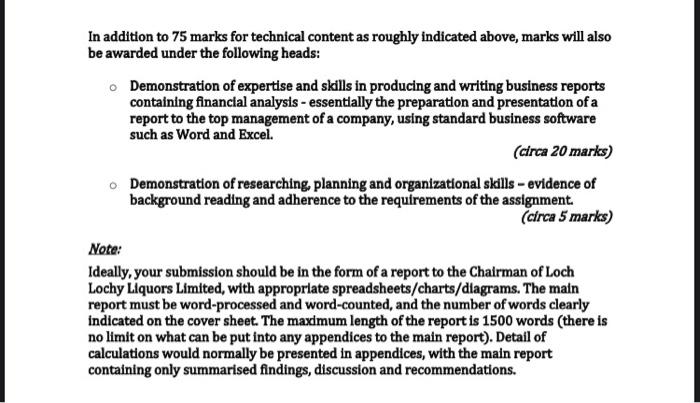 BAF-6-FOF Fundamentals of Finance Resit Coursework | Chegg.com