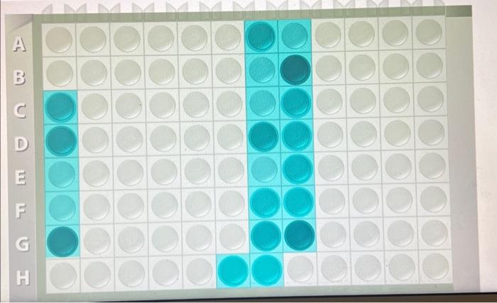 Solved draw a sketch of the microplate and label the wells | Chegg.com