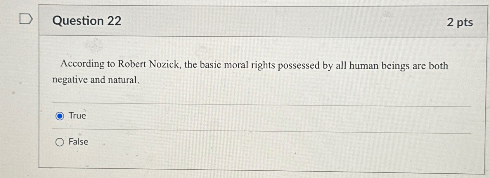 Solved Question 222 ﻿ptsAccording to Robert Nozick, the | Chegg.com