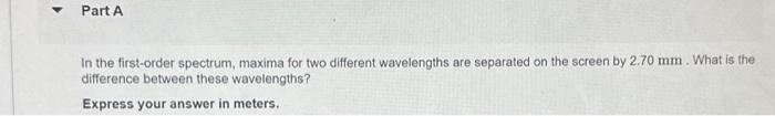 Solved Visible light passes through a diffraction grating | Chegg.com