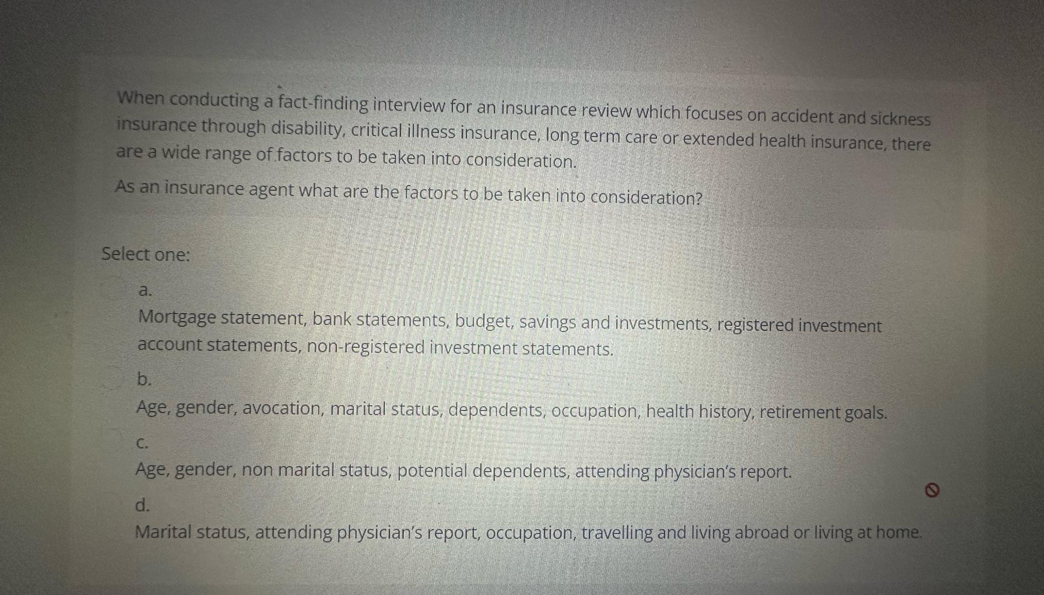 Solved When conducting a fact-finding interview for an | Chegg.com