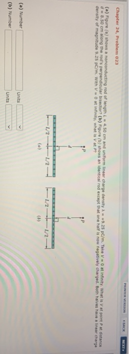 Solved PRINTER VERSION BACK NEXT Chapter 24, Problem 023 (a) | Chegg.com