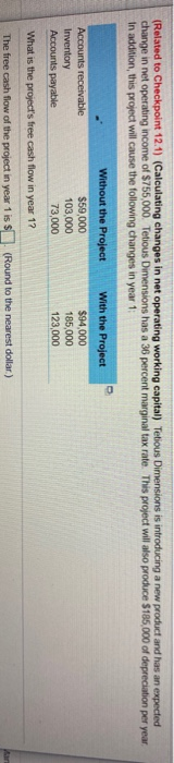 Solved (Related to Checkpoint 12.1) (Calculating changes in | Chegg.com