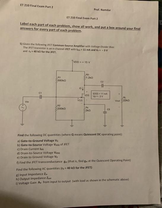 Solved Label each part of each problem, show all work, and | Chegg.com