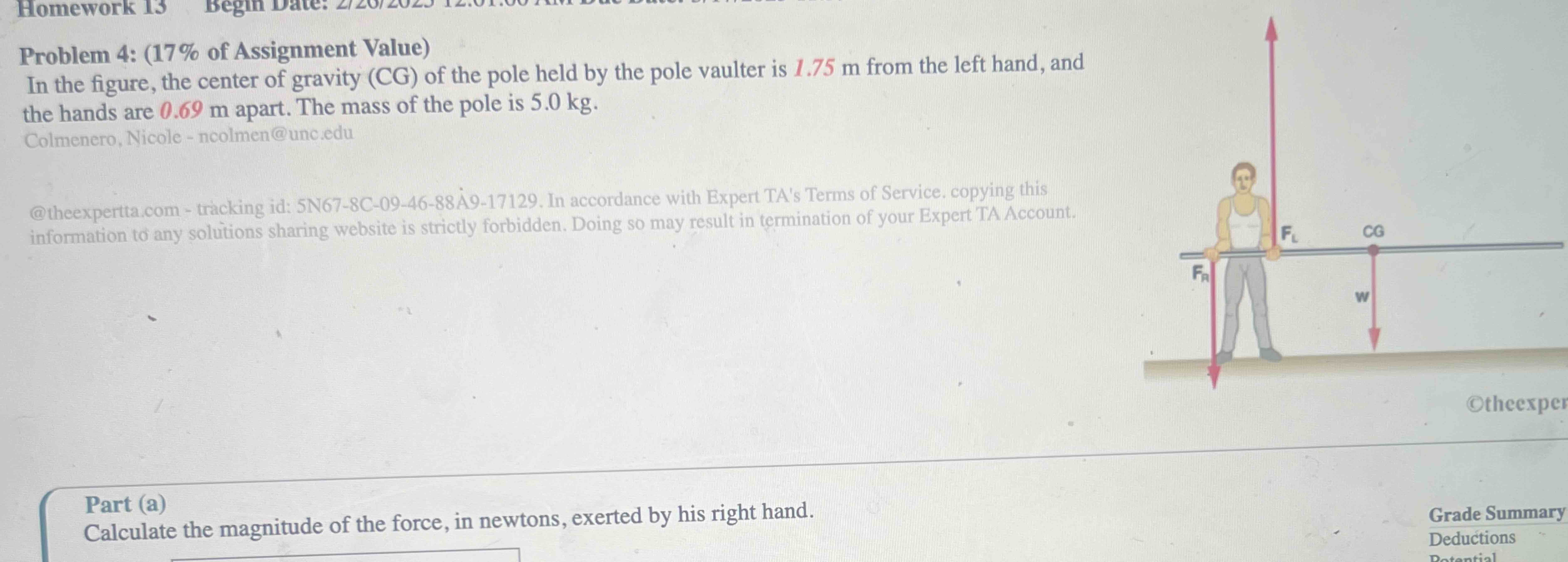 Problem 4: ( 17% ﻿of Assignment Value)In the figure, | Chegg.com