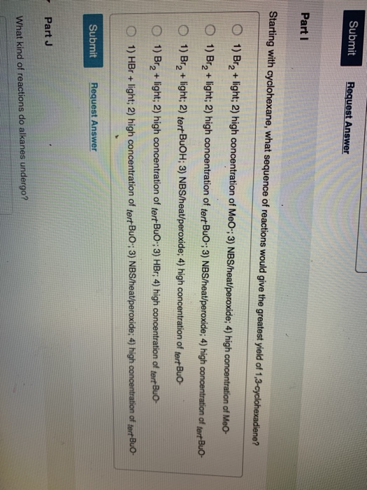 Solved Submit Request Answer Part I Starting with | Chegg.com