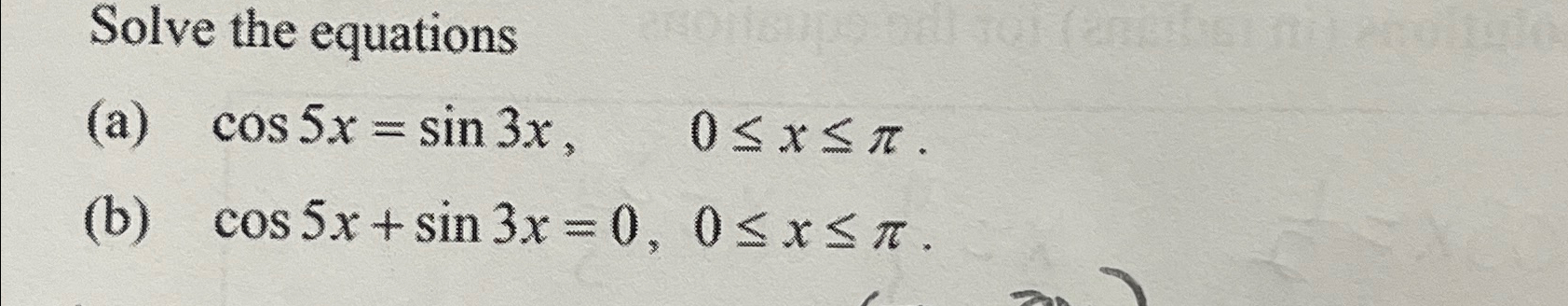 Solved Solve the | Chegg.com