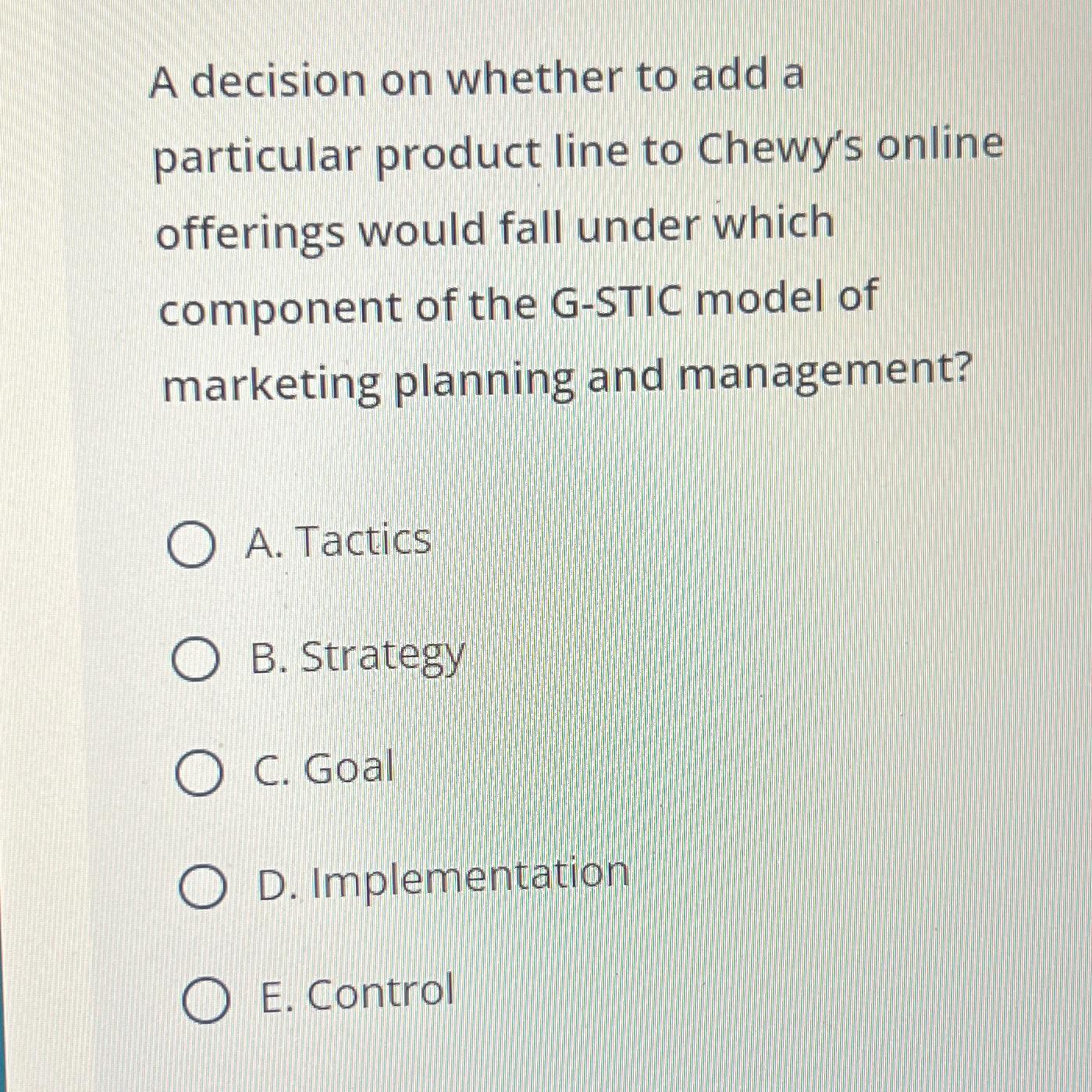 Solved A decision on whether to add a particular product | Chegg.com