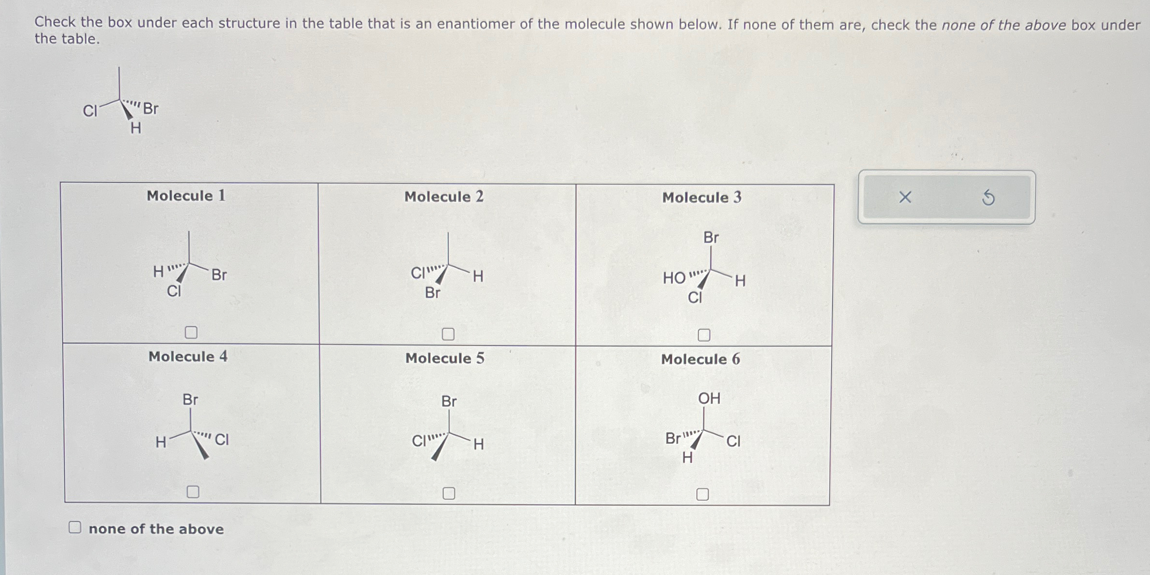 Solved Check the box under each structure in the table that | Chegg.com
