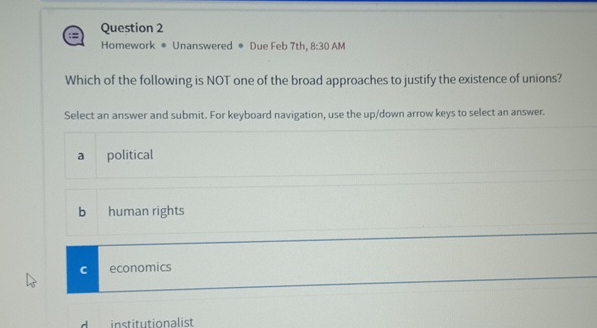 Solved Question 2 Homework * Unanswered * Due Feb 7th, 8:30 | Chegg.com