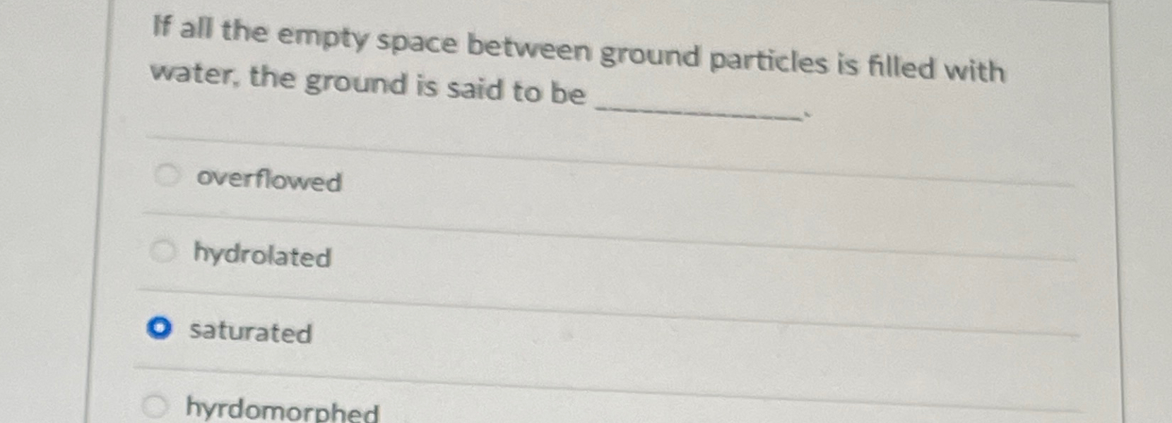 Solved If all the empty space between ground particles is | Chegg.com