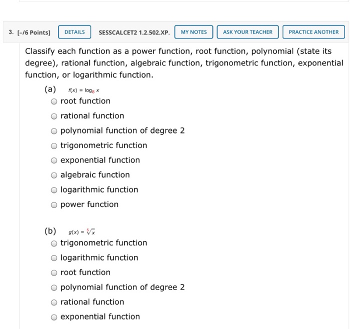 Solved PEACTICE AND 3. Points DES SESSCALO SORTARER Classify | Chegg.com