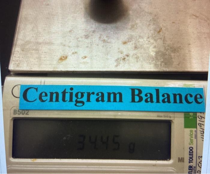 Mass of crucible and cover: centigram balance | Chegg.com