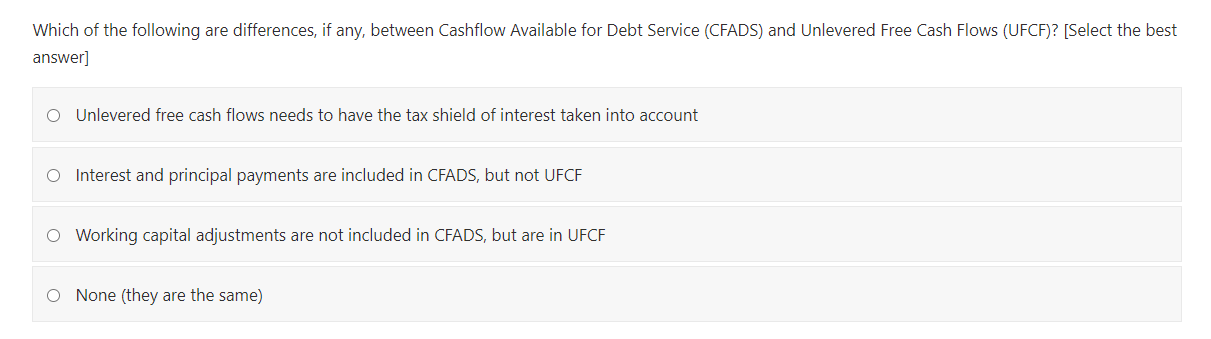 Solved Which of the following are differences, if any, | Chegg.com