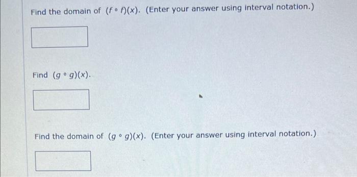 Solved Consider the following functions. f(x) = x2, g(x) = x | Chegg.com