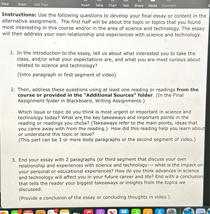 You have the option of two ways to complete this | Chegg.com