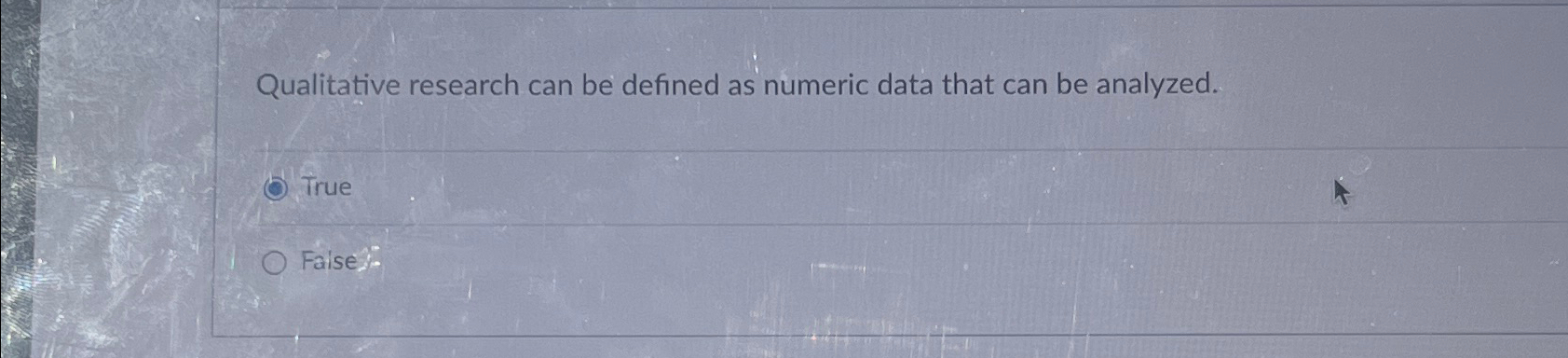 Solved Qualitative research can be defined as numeric data | Chegg.com