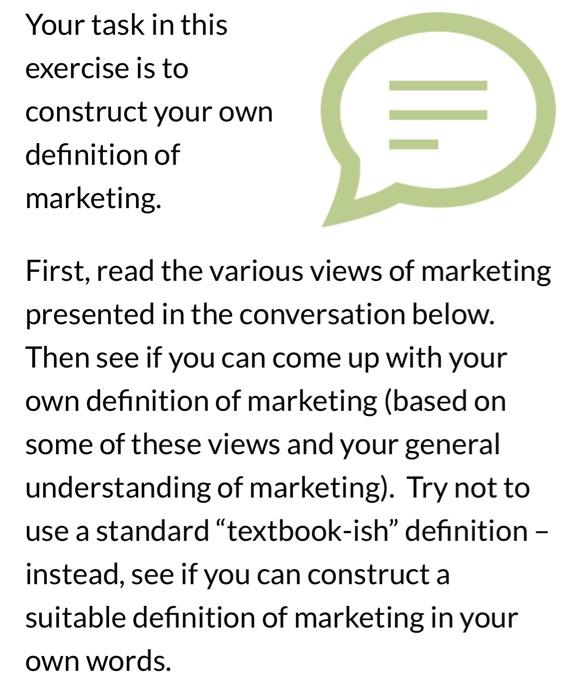 Solved Your task in this exercise is to construct your own | Chegg.com