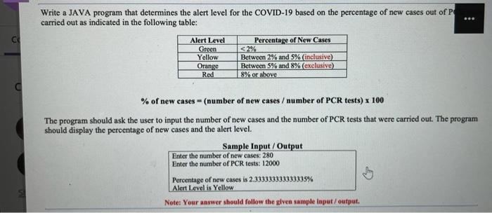 Solved Write a JAVA program that asks the user to input the | Chegg.com