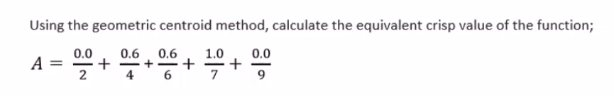Solved Using the geometric centroid method, calculate the | Chegg.com