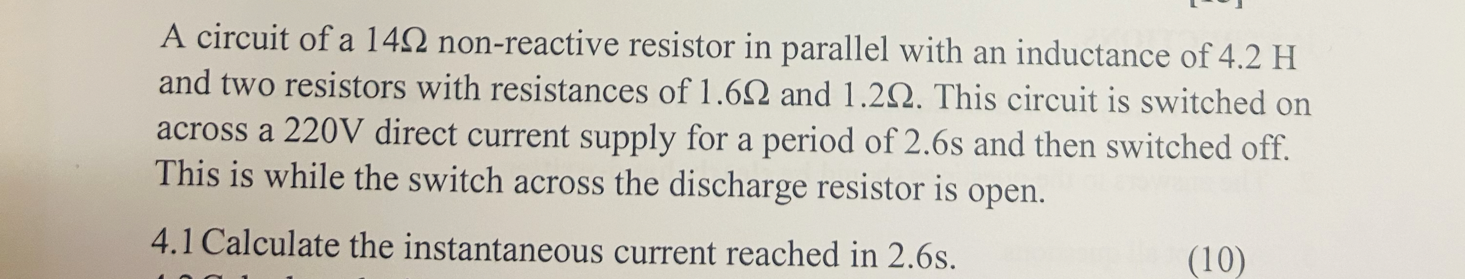 Solved A circuit of a 14Ω ﻿non-reactive resistor in parallel | Chegg.com