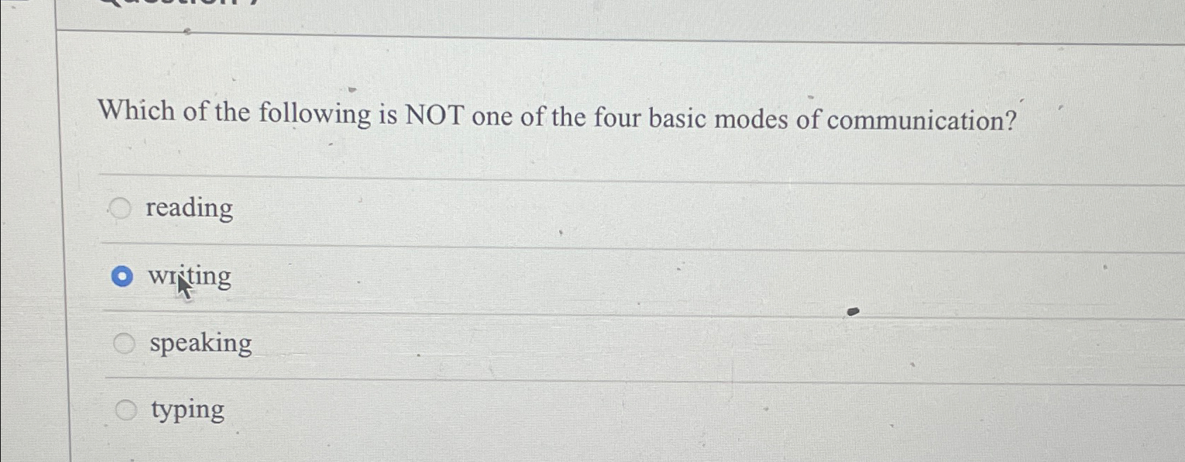 Solved Which of the following is NOT one of the four basic | Chegg.com