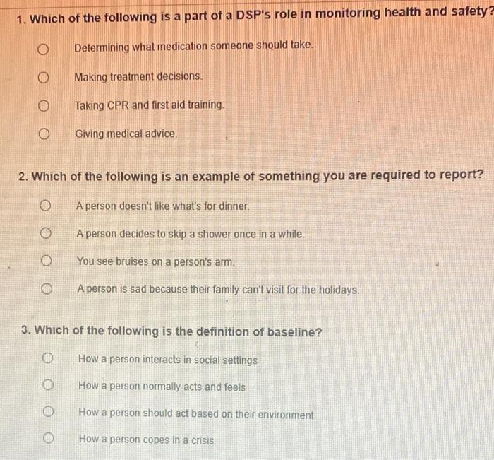 Solved 1. Which of the following is a part of a DSP's role | Chegg.com