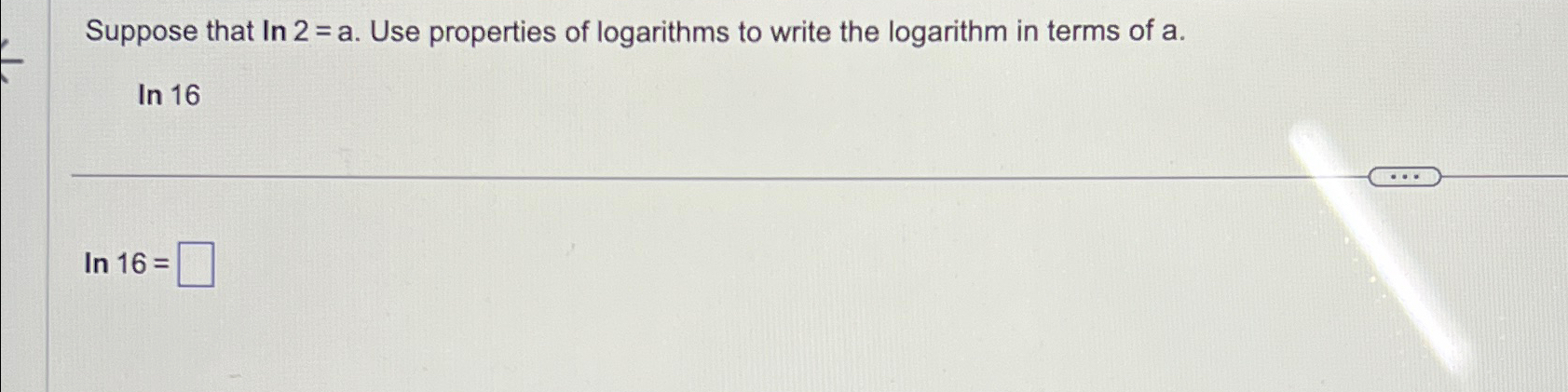 Solved Suppose that ln2= ﻿a. ﻿Use properties of logarithms | Chegg.com