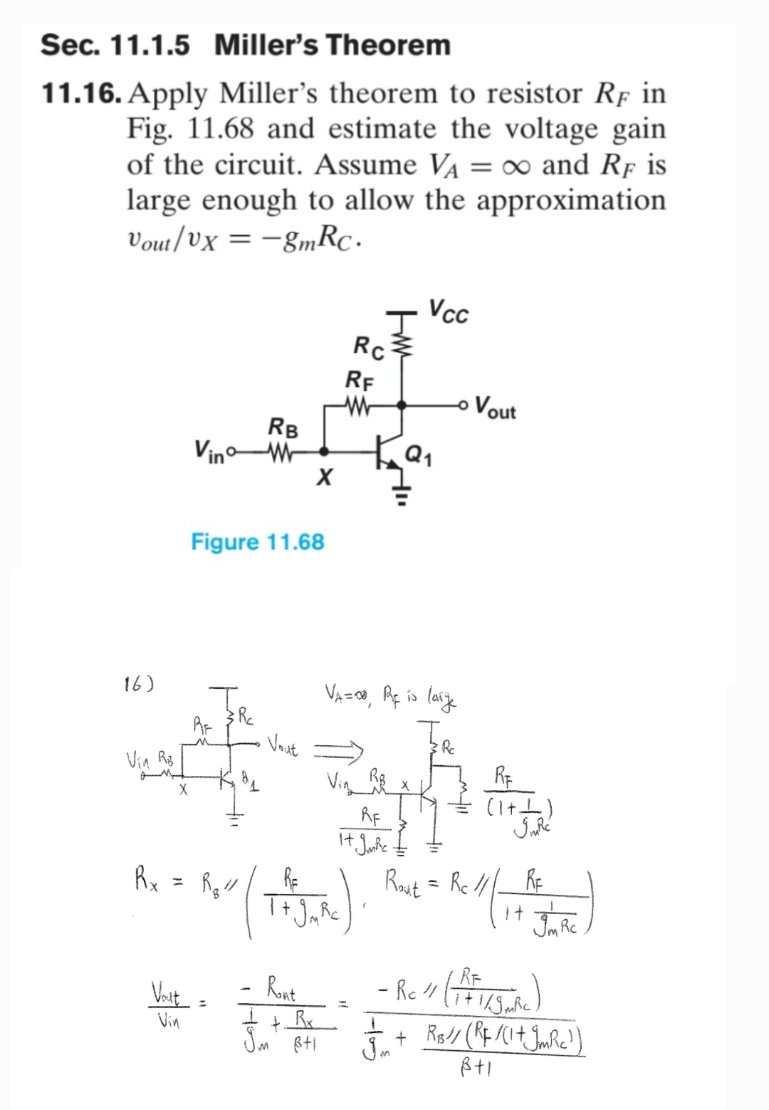 Solved A question of Microelectronic circuit problem.I think | Chegg.com