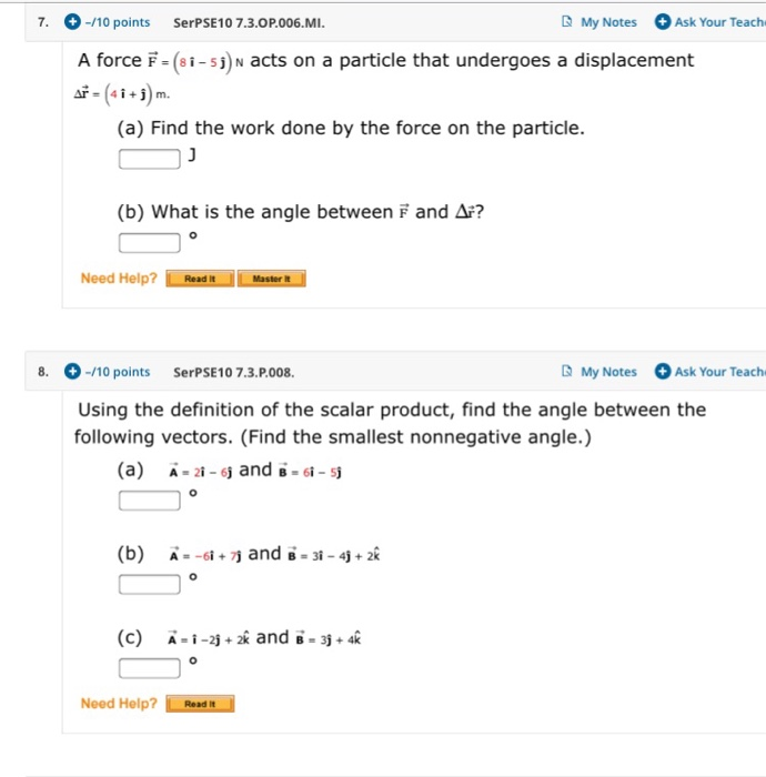 Solved My Notes SerPSE10 7.3.0P.006. MI. -/10 points Ask | Chegg.com Solved My Notes SerPSE10 7.3.0P.006. MI. -/10 points Ask | Chegg.com
