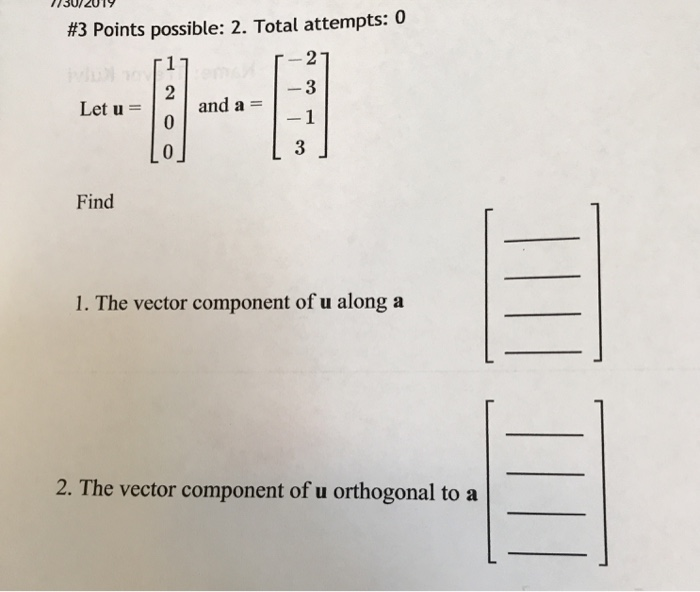 Solved #2 Points possible: 2. Total attempts: 0 Til Find 1. | Chegg.com