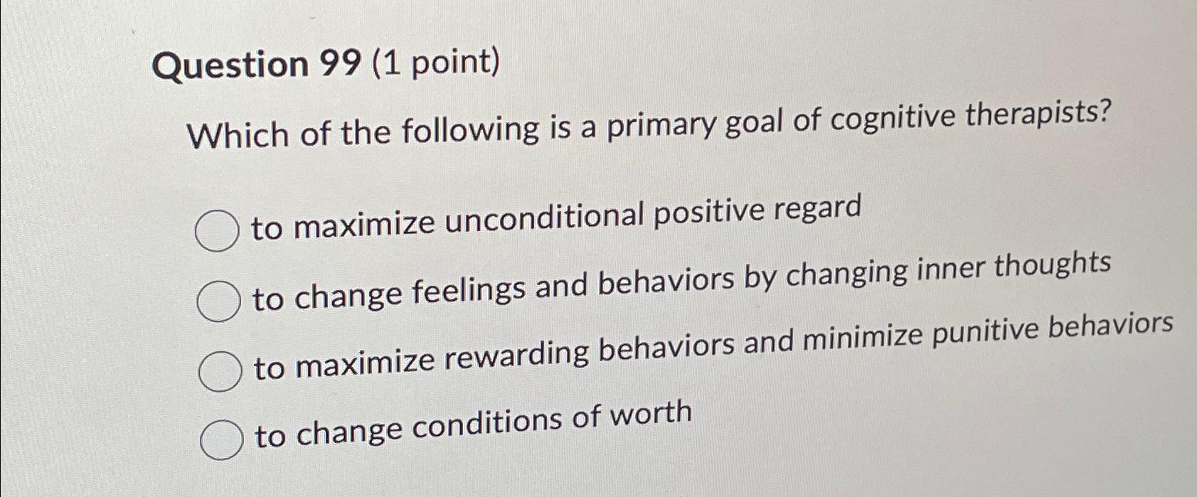 Solved Question 99 (1 ﻿point)Which of the following is a | Chegg.com