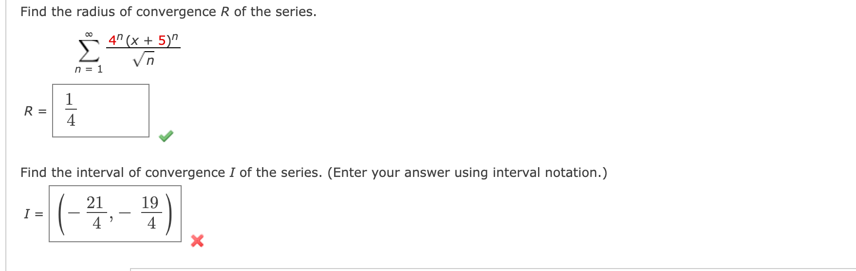 Solved Find the radius of convergence R ﻿of the series.Find | Chegg.com